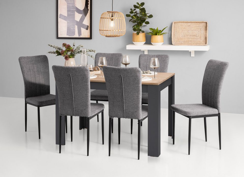 Home Affaire Essgruppe Bergamo Set 5 Tlg Moderne 5 Teilige